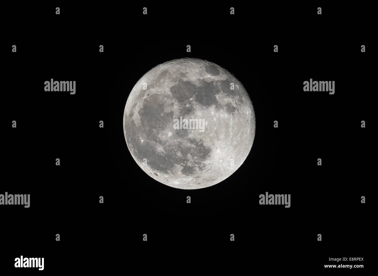 Full Moon; February; Winter; Cornwall; Uk Stock Photo - Alamy