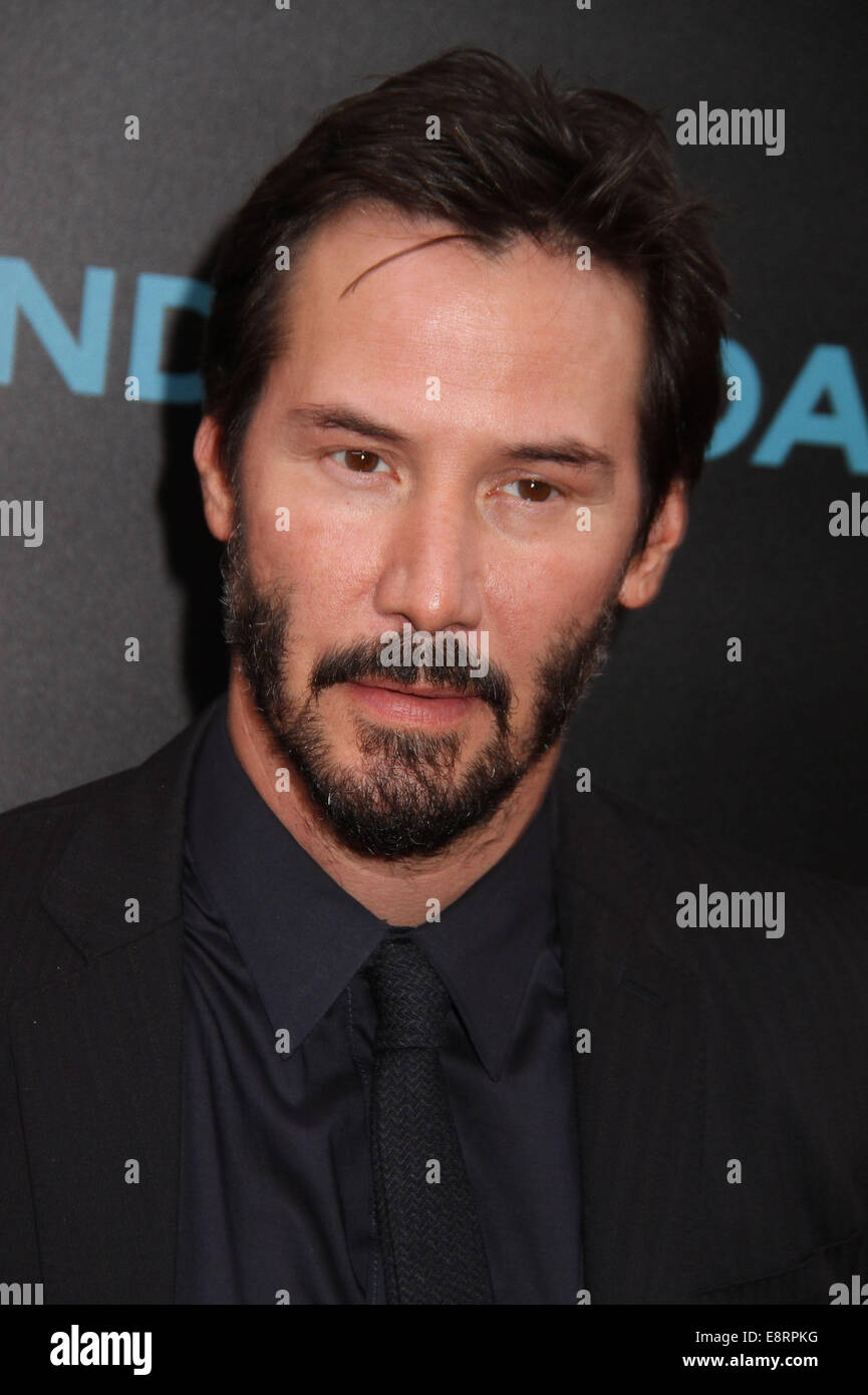New York, New York, USA. 13th Oct, 2014. Actor KEANU REEVES attends the ...