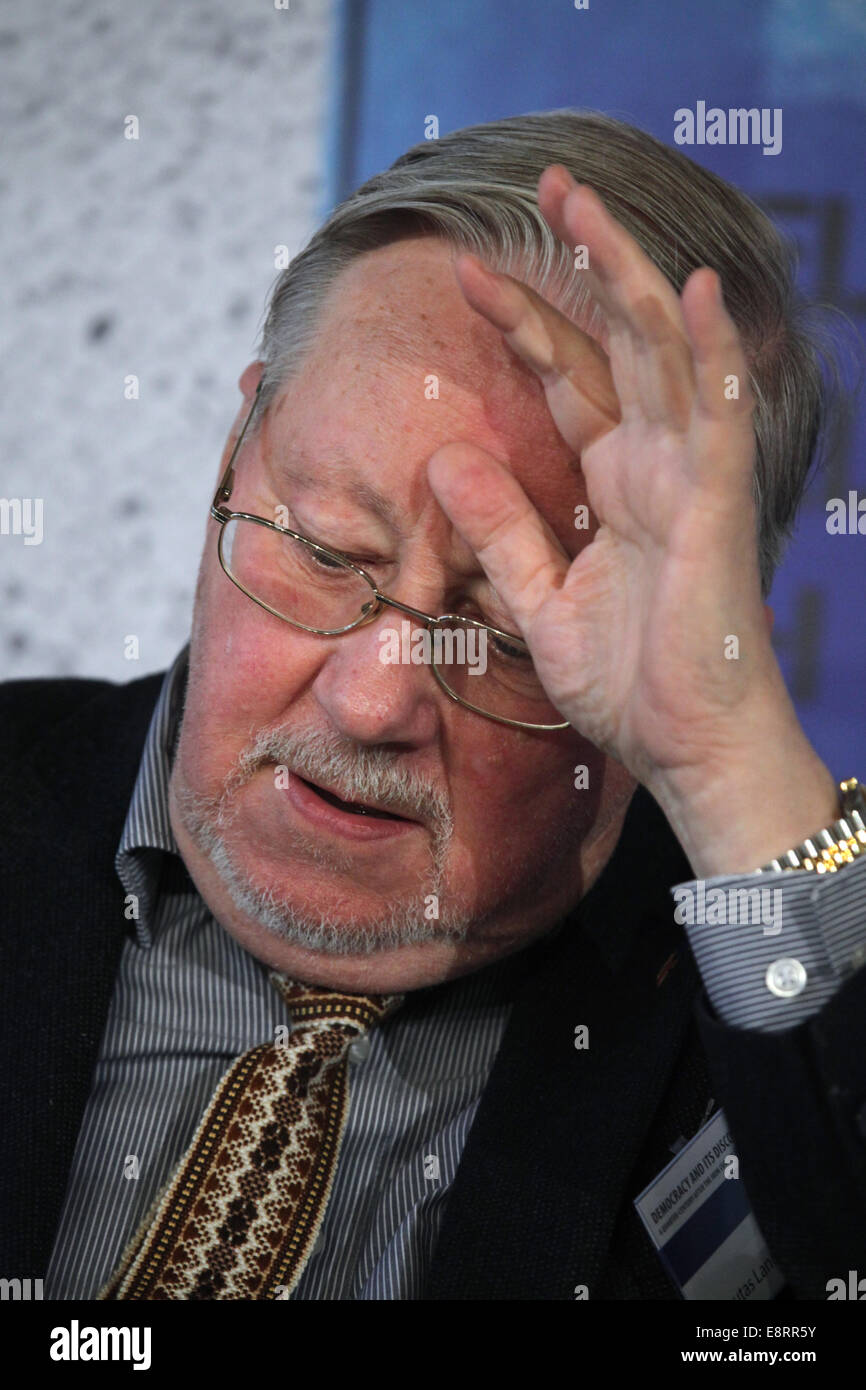 Prague, Czech Republic. 13th October 2014. Lithuanian conservative ...