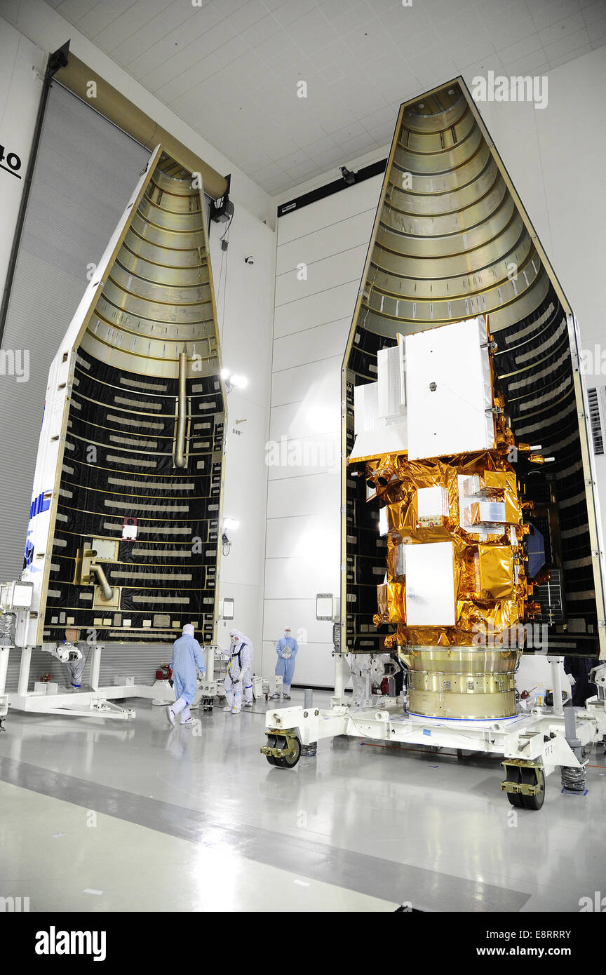 The fairing, a protective shell, was used to enclose the Landsat ...