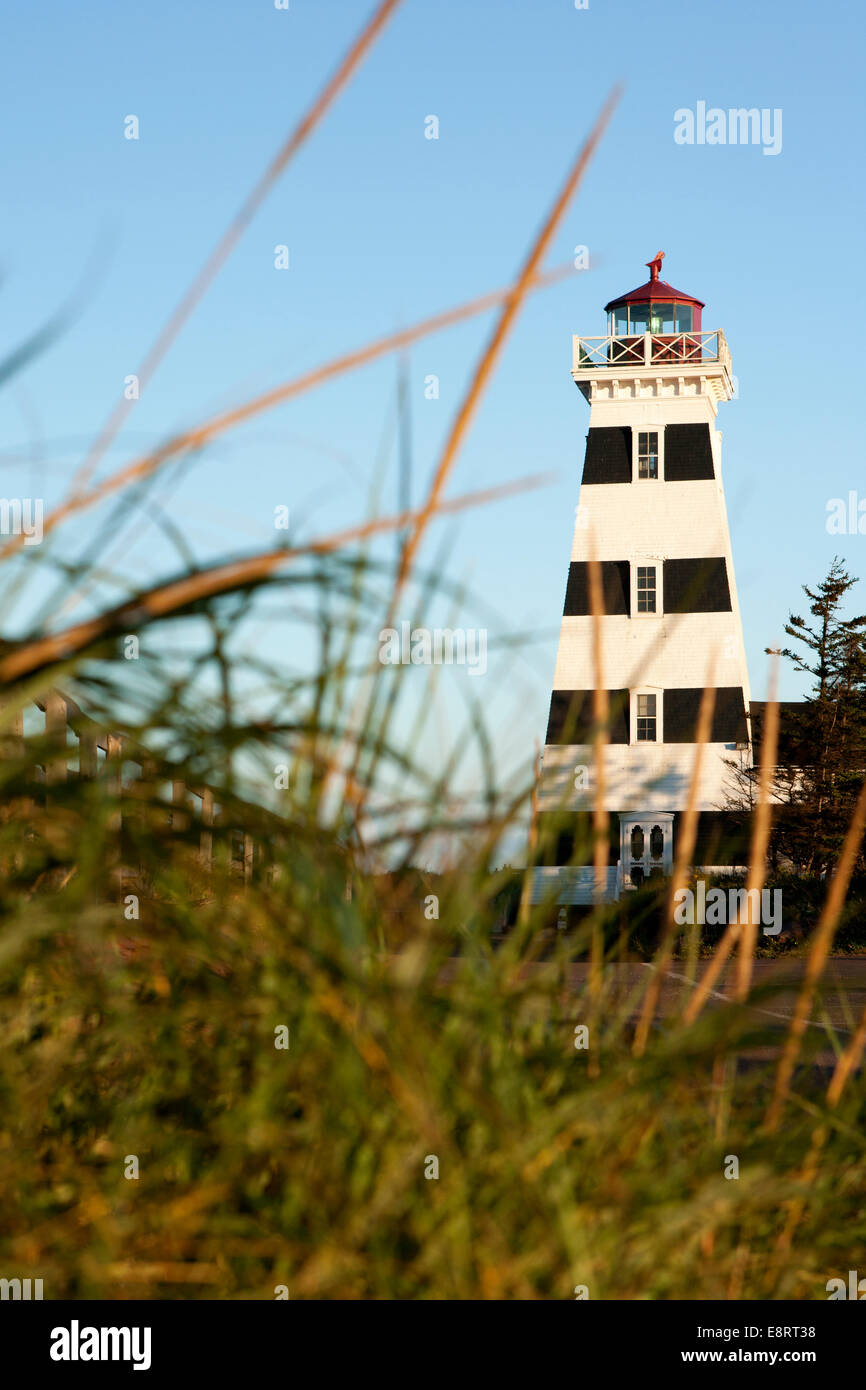 West Point Lighthouse - West Point, Prince Edward Island, Canada Stock ...