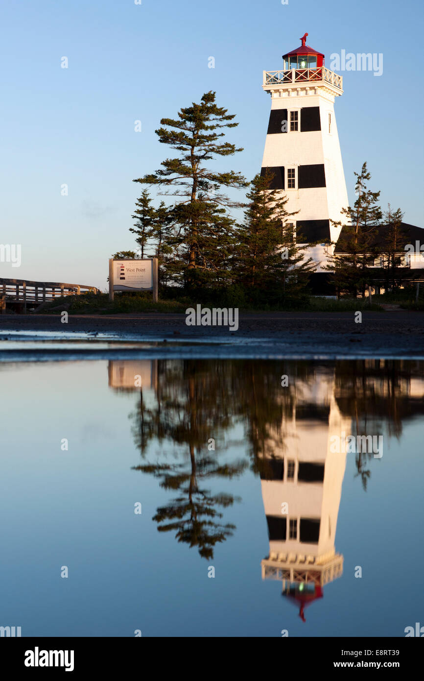 Reflections of West Point Lighthouse - West Point, Prince Edward Island ...