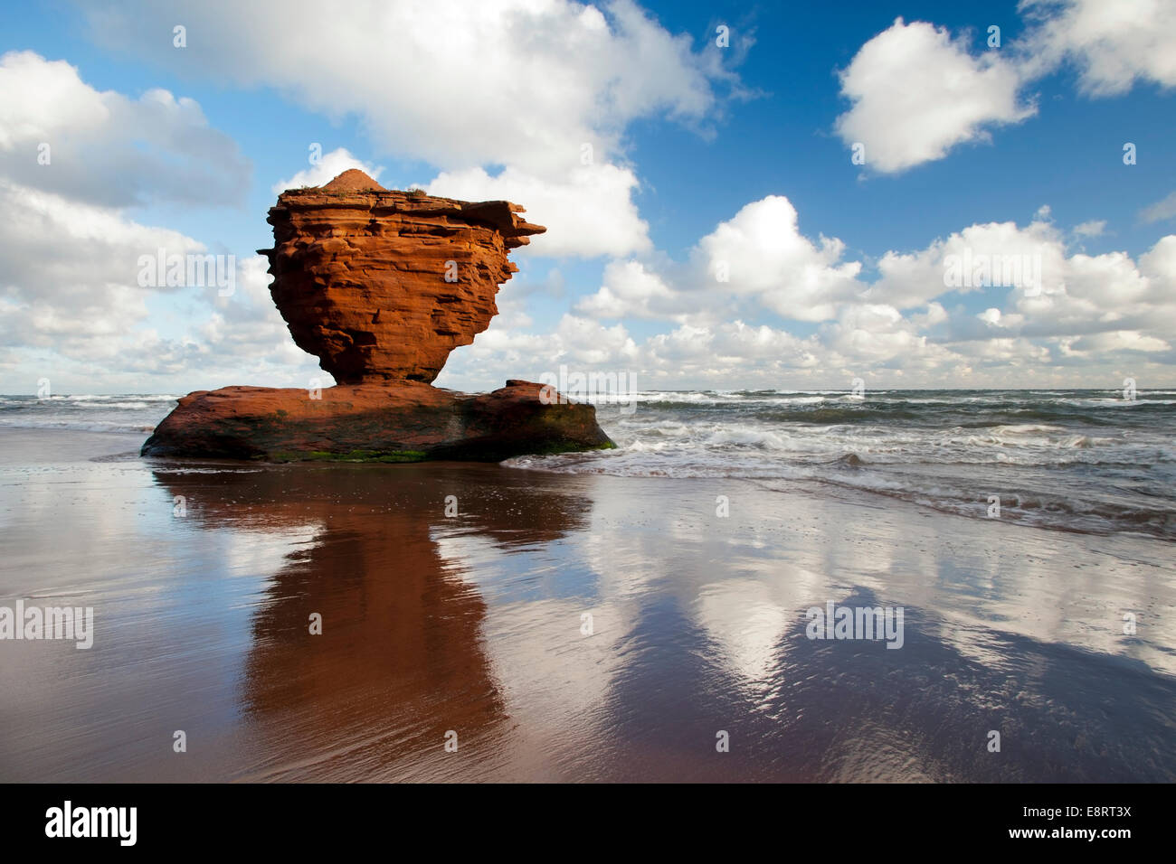 Sea Stacks at Thunder Cove - Prince Edward Island, Canada Stock Photo ...