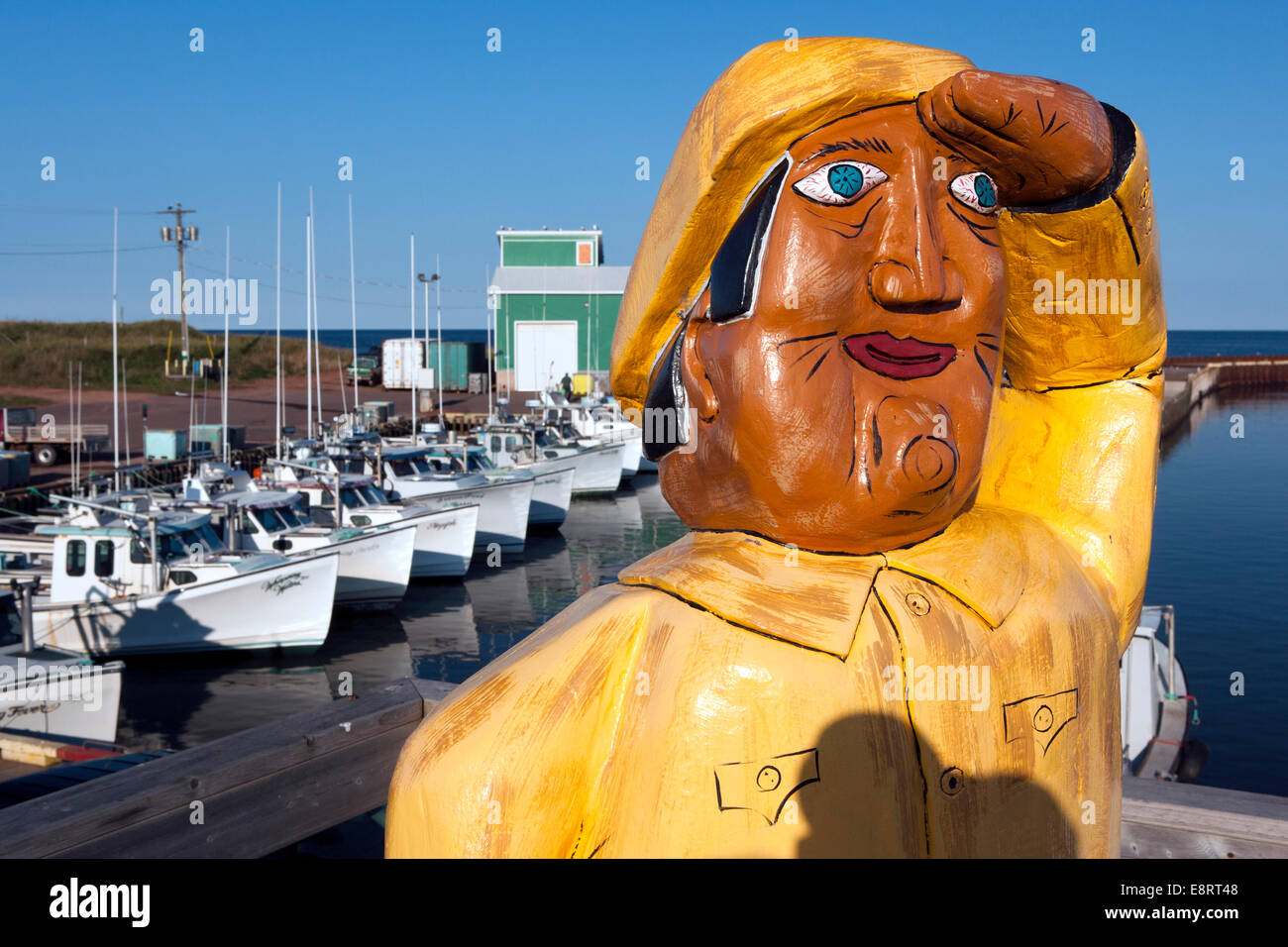 Fisherman Statue - Seacow Pond Harbour - Seacow Pond, Prince Edward ...