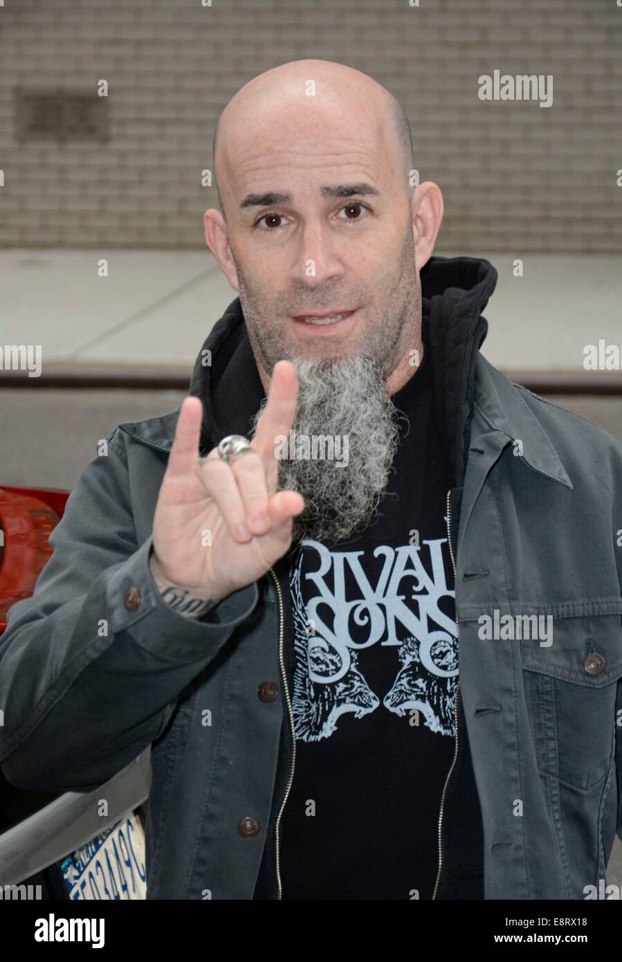 New York, NY, USA. 13th Oct, 2014. Scott Ian out and about for ...