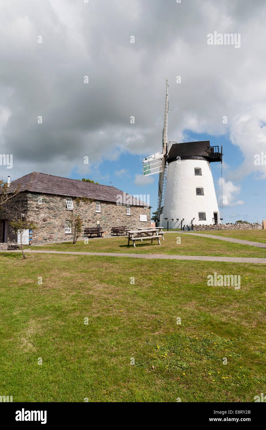 Melin Llynnon Windmill Llanddeusant on Anglesey North Wales Stock Photo ...
