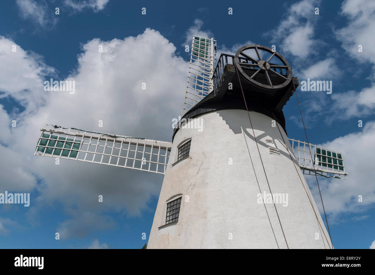 Melin Llynnon Windmill Llanddeusant on Anglesey North Wales Stock Photo ...