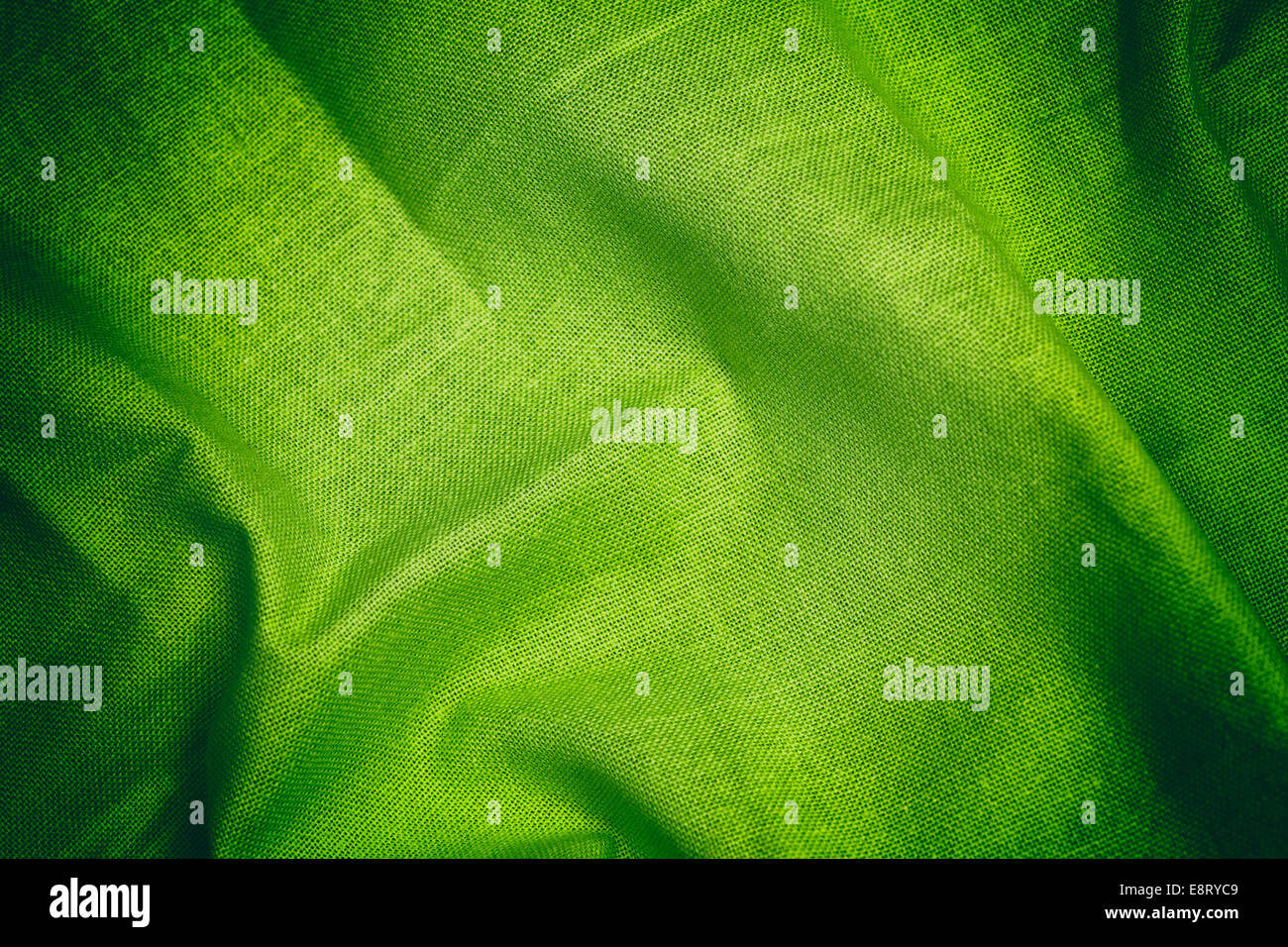 Green fabric napkin texture Stock Photo - Alamy