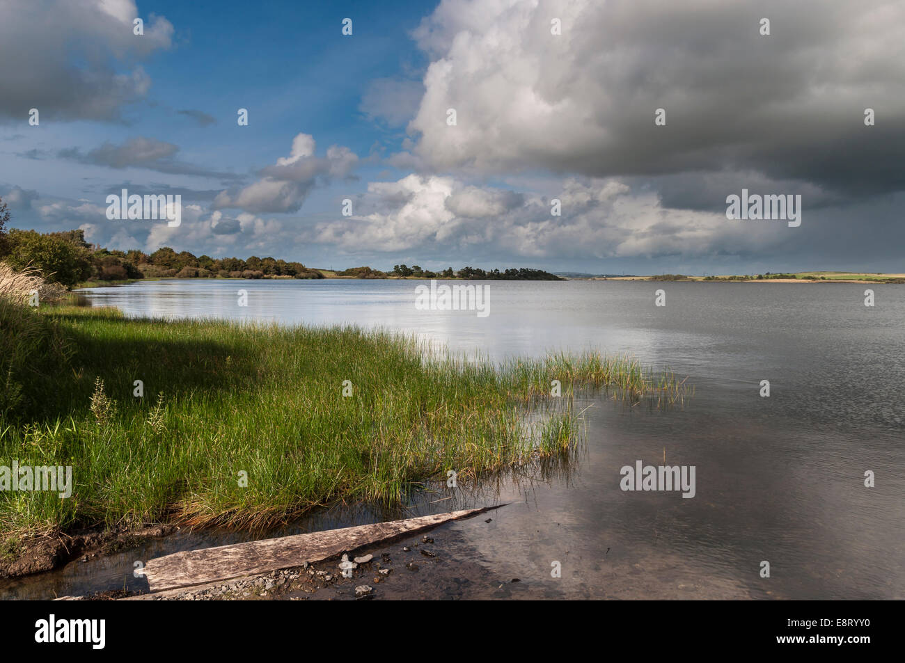 Llyn Alaw Reservoir on Anglesey North Wales Stock Photo - Alamy