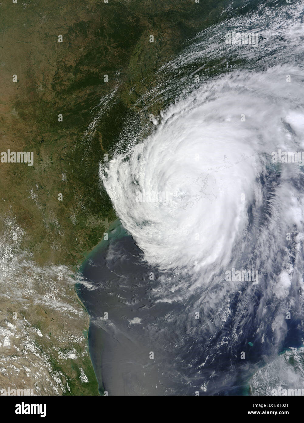 NASA’s Terra satellite captured this true-color image of Hurricane ...