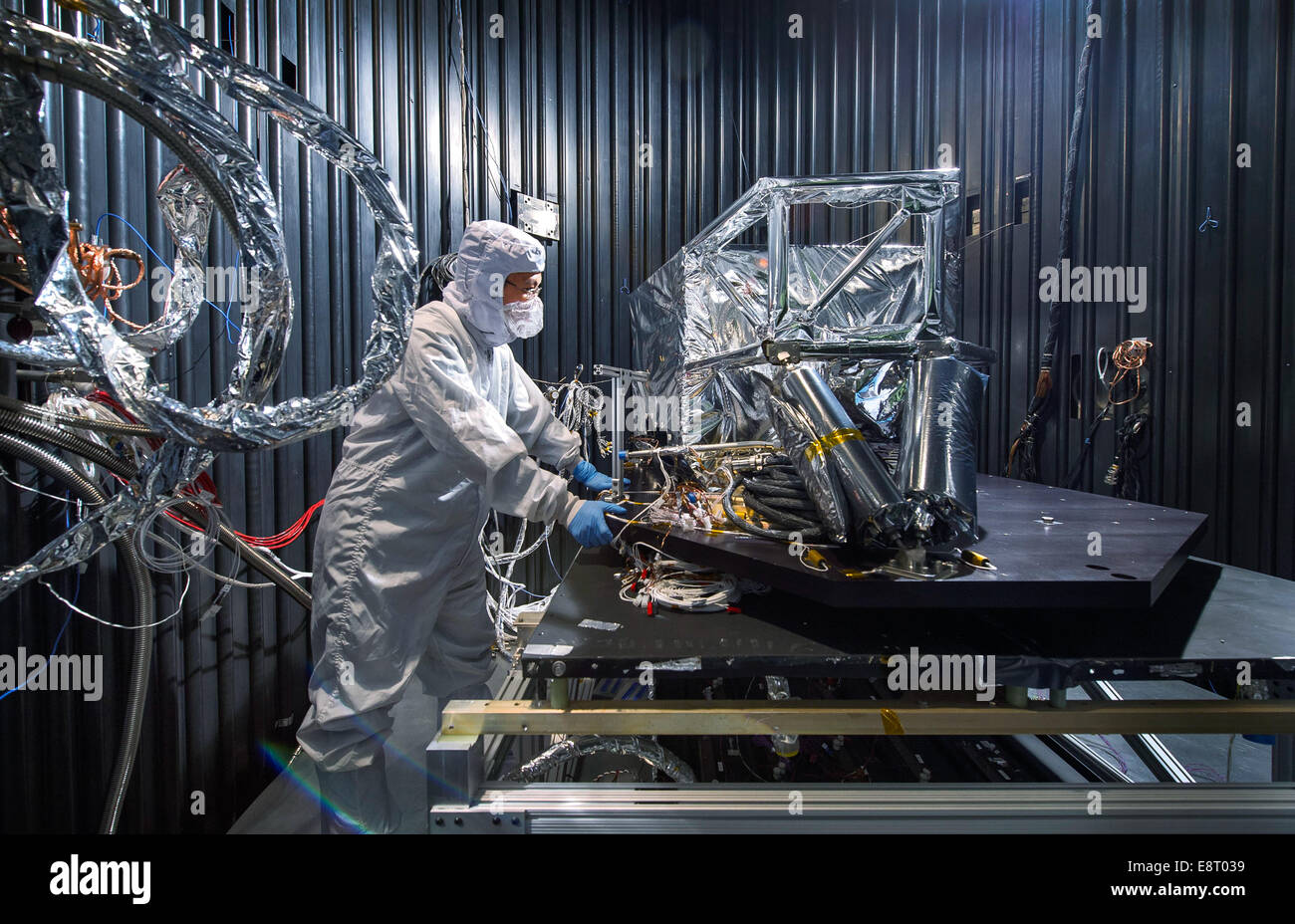 NASA engineer Acey Herrera recently checked out copper test wires ...