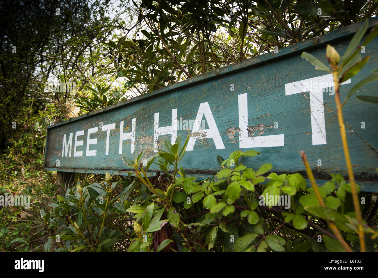 Old railway station halt hi-res stock photography and images - Alamy