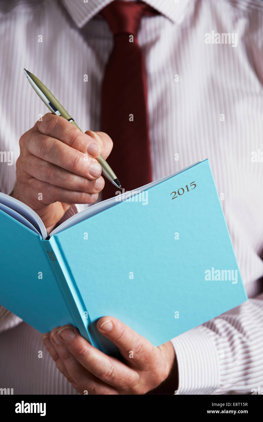 Writing diary hands hi-res stock photography and images - Alamy