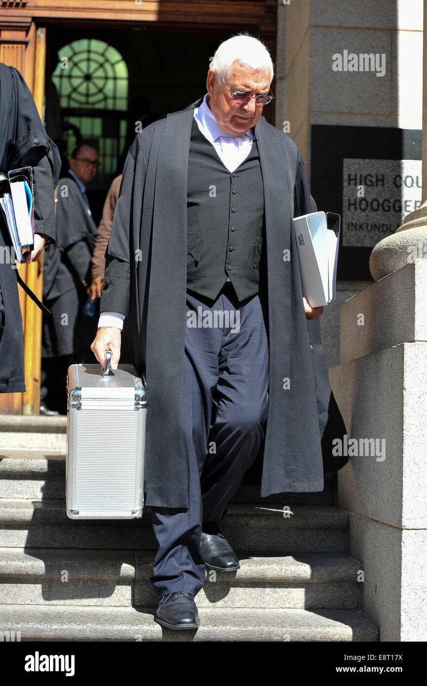 Cape Town, South Africa. 13th Oct, 2014. Advocate Francois van Zyl SC ...