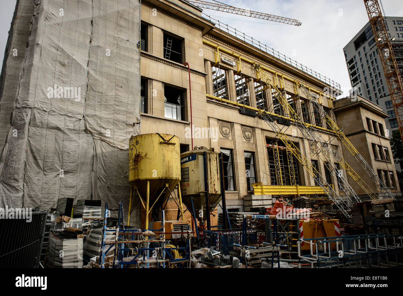 Brussels, Bxl, Belgium. 11th May, 2014. The Eastman Building being ...
