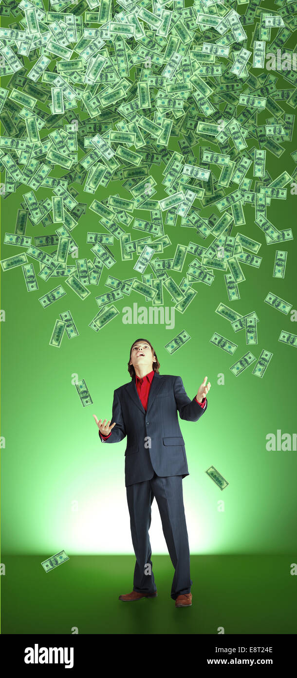 Flying banknotes hi-res stock photography and images - Alamy