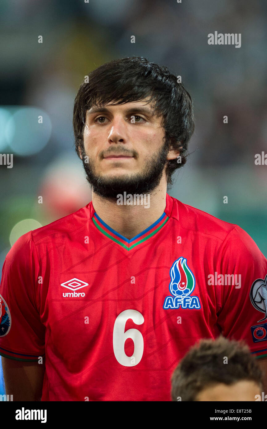 Palermo, Italy. 10th Oct, 2014. Badavi Guseynov (AZE) Football/Soccer ...