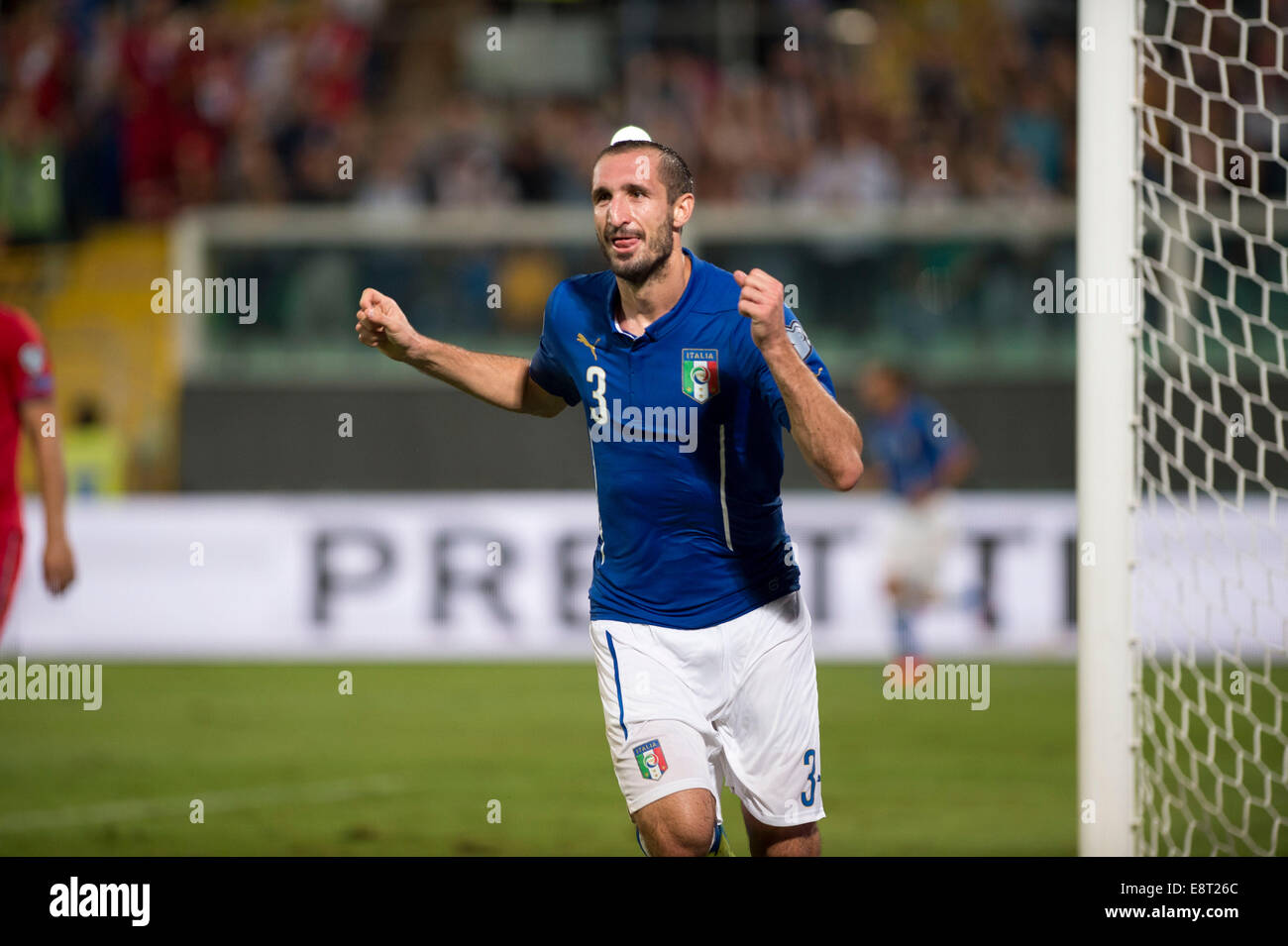 Palermo, Italy. 10th Oct, 2014. Giorgio Chiellini (ITA) Football/Soccer ...