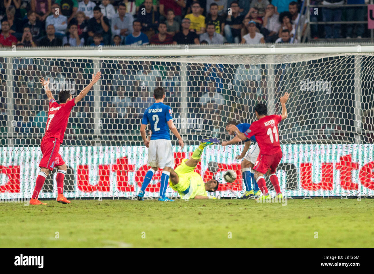 Palermo, Italy. 10th Oct, 2014. Giorgio Chiellini (ITA) Football/Soccer ...