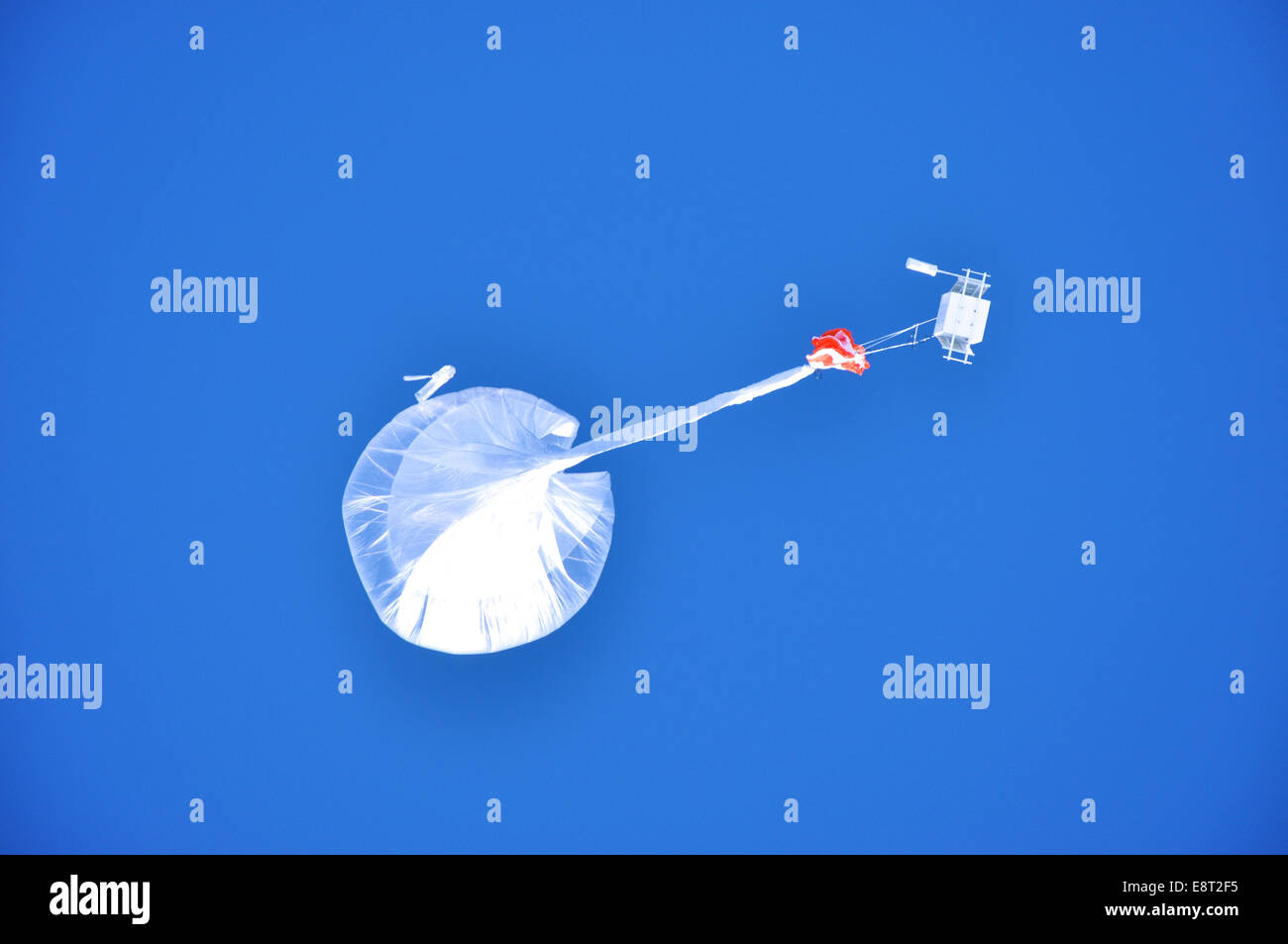 A BARREL balloon with scientific instruments rises over the SANAE IV ...