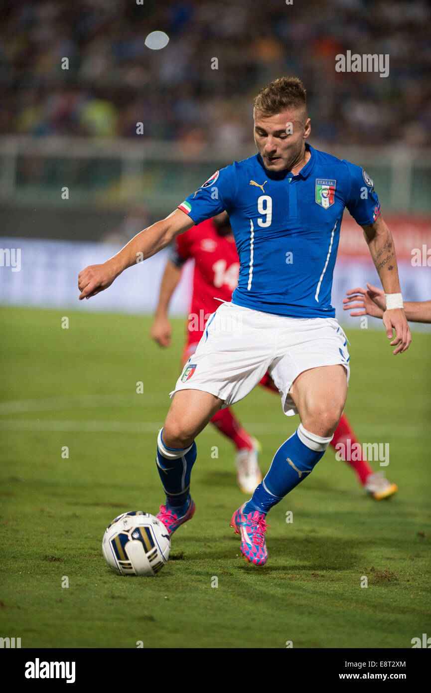 Palermo, Italy. 10th Oct, 2014. Ciro Immobile (ITA) Football/Soccer ...