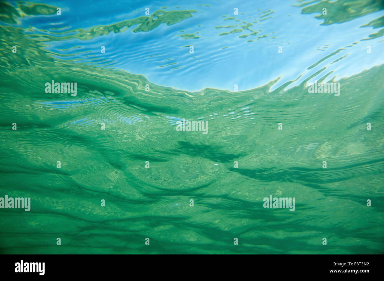 Underwater background of ripple pattern in tropical sea Stock Photo - Alamy