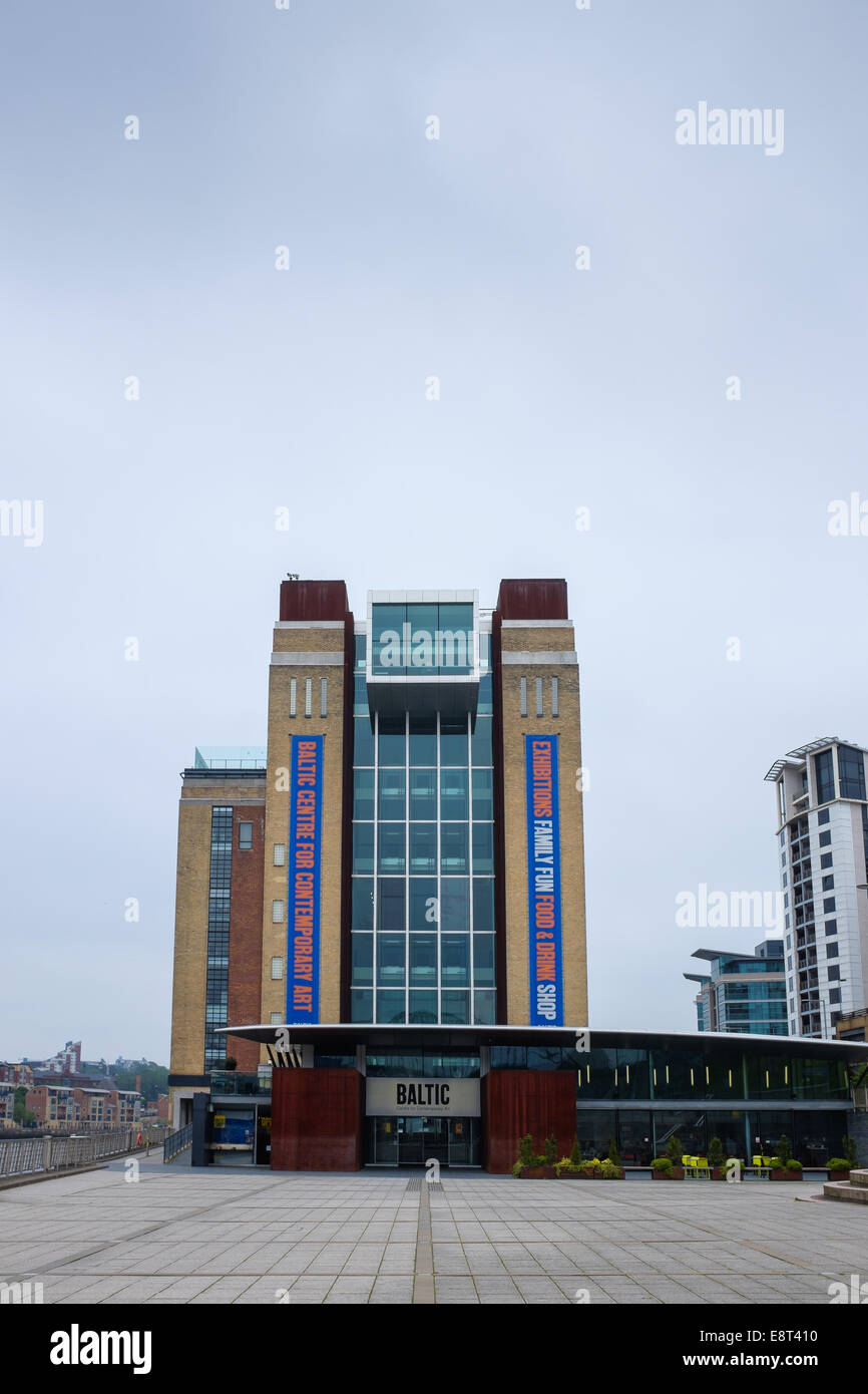 A renovated flour mill building - The entrance of the BALTIC Centre ...