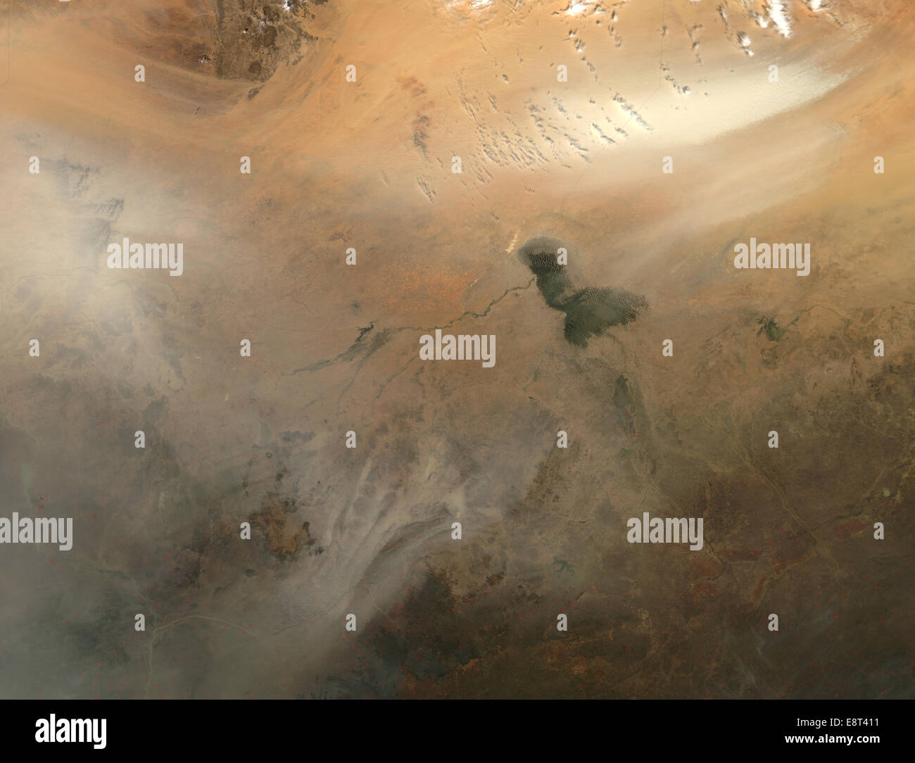 The Bodele Depression, once part of the larger Lake Chad, is now a key ...