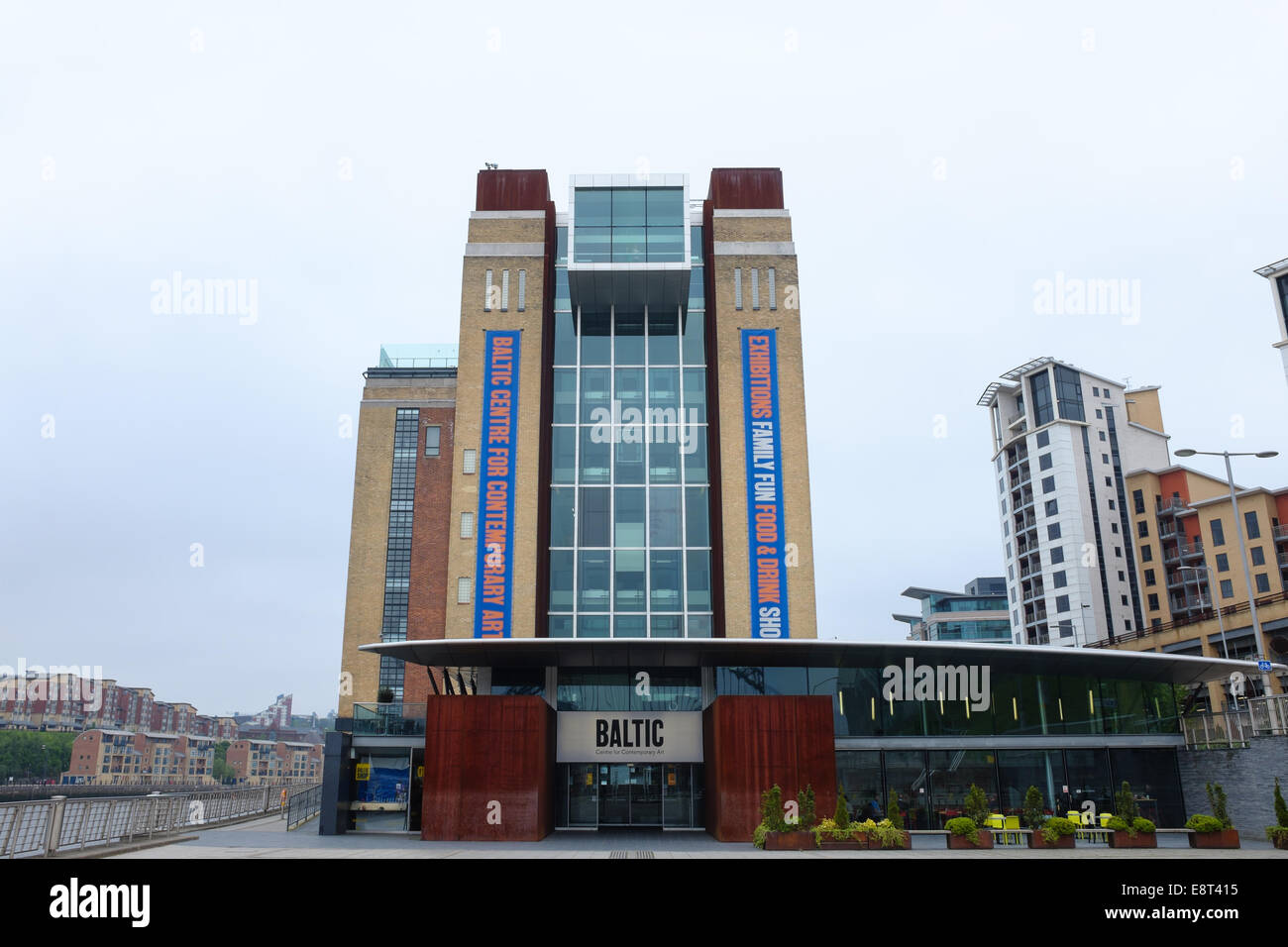 A renovated building - The entrance exterior of the BALTIC Centre ...
