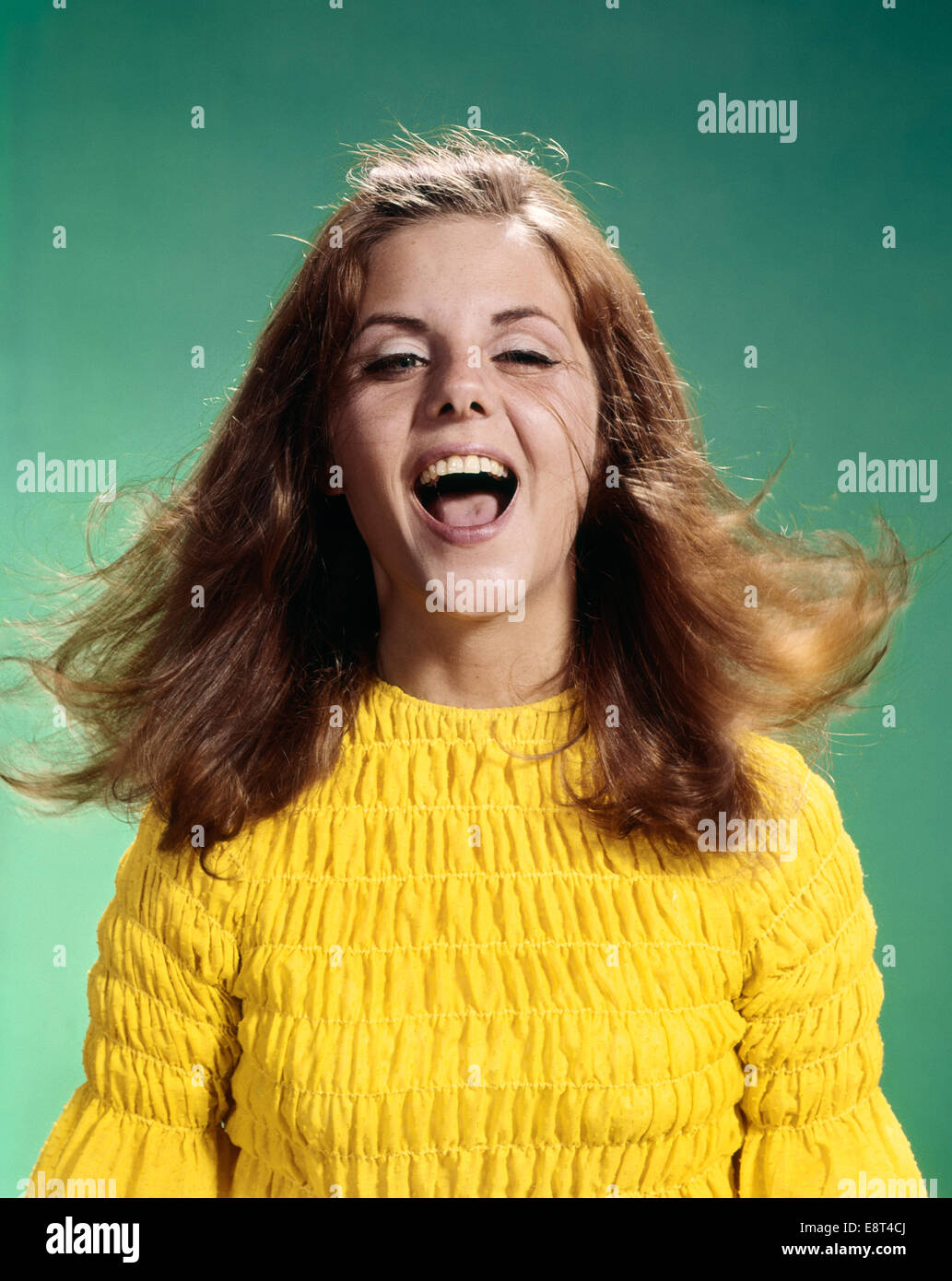 1960s portrait teen girl long hi-res stock photography and images - Alamy