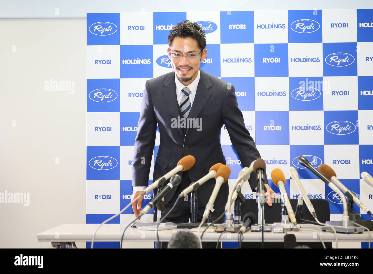 Okayama, Japan. 14th Oct, 2014. Daisuke Takahashi Figure Skating : Japanese Figure Skater ...