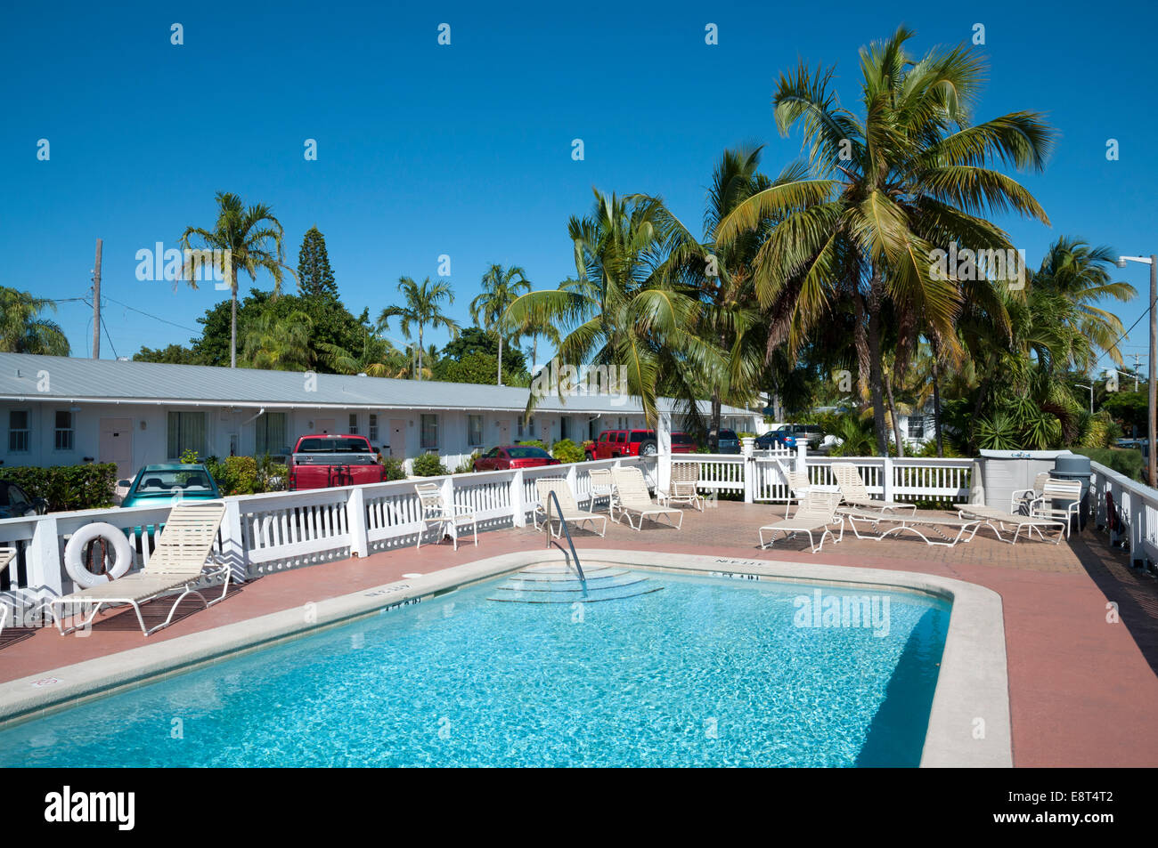 Hotel pool in Key West, Florida, USA Stock Photo - Alamy