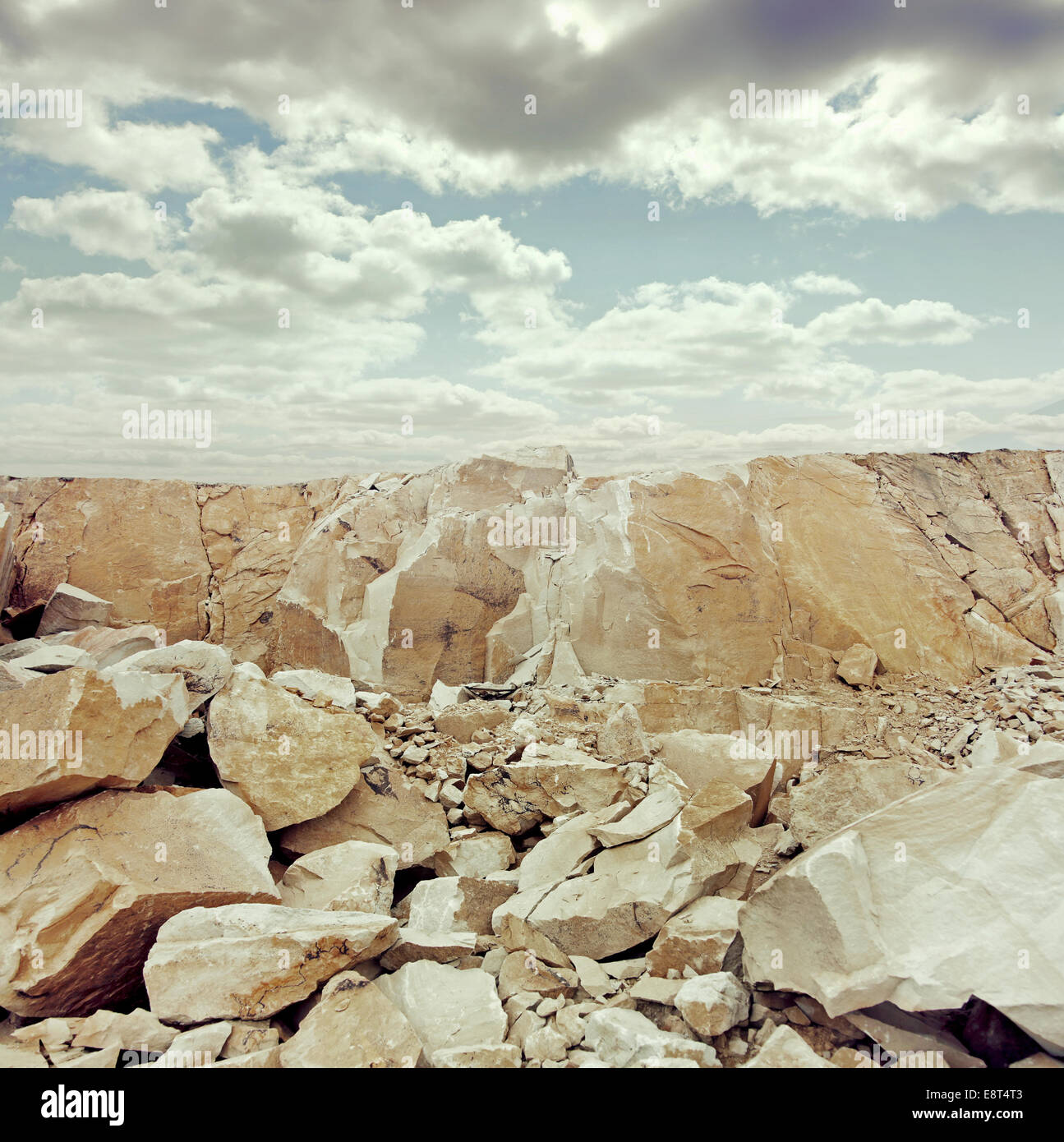 View of the nice colorful huge cliff Stock Photo - Alamy