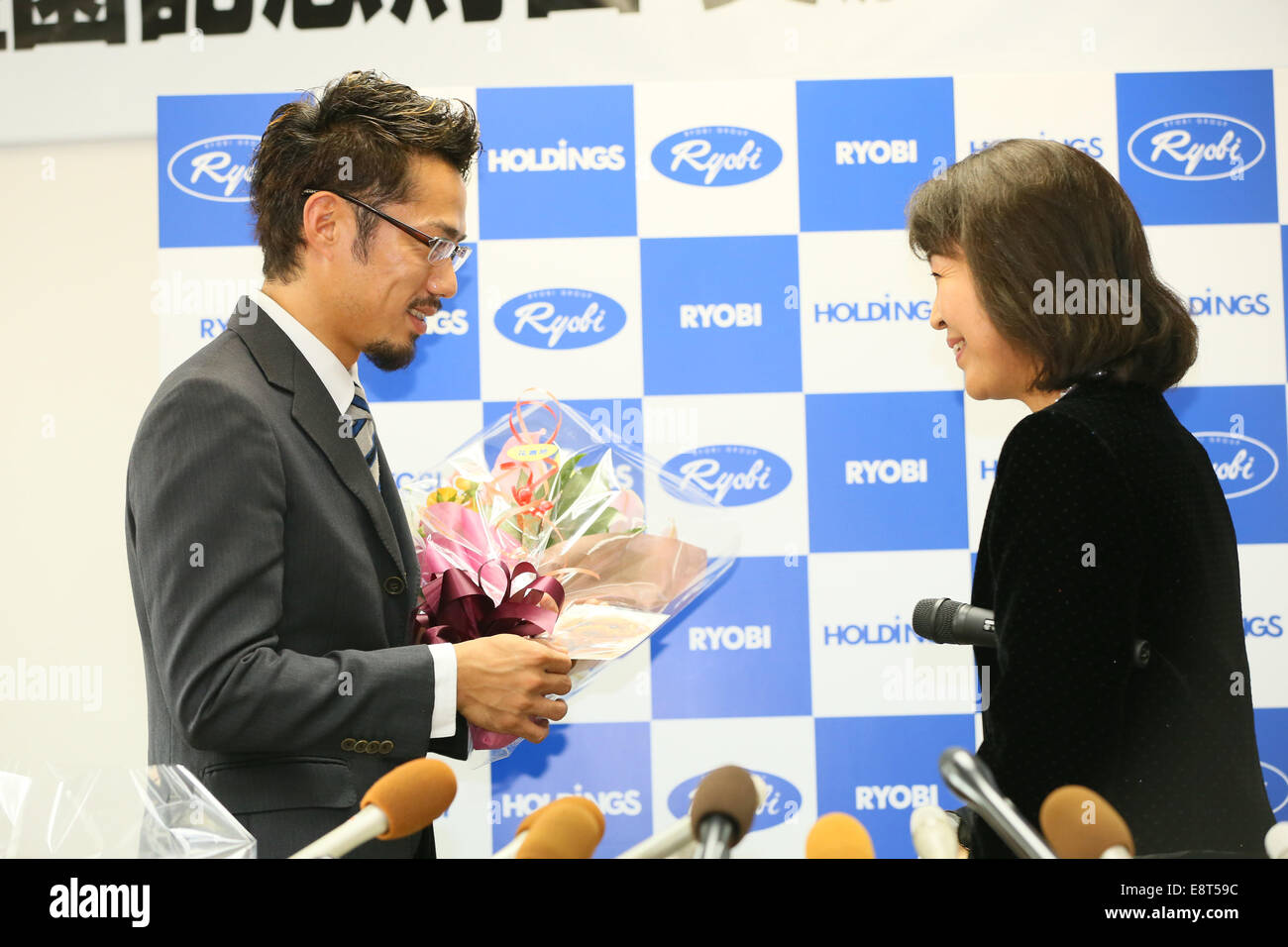 Okayama, Japan. 14th Oct, 2014. Daisuke Takahashi Figure Skating : Japanese Figure Skater ...