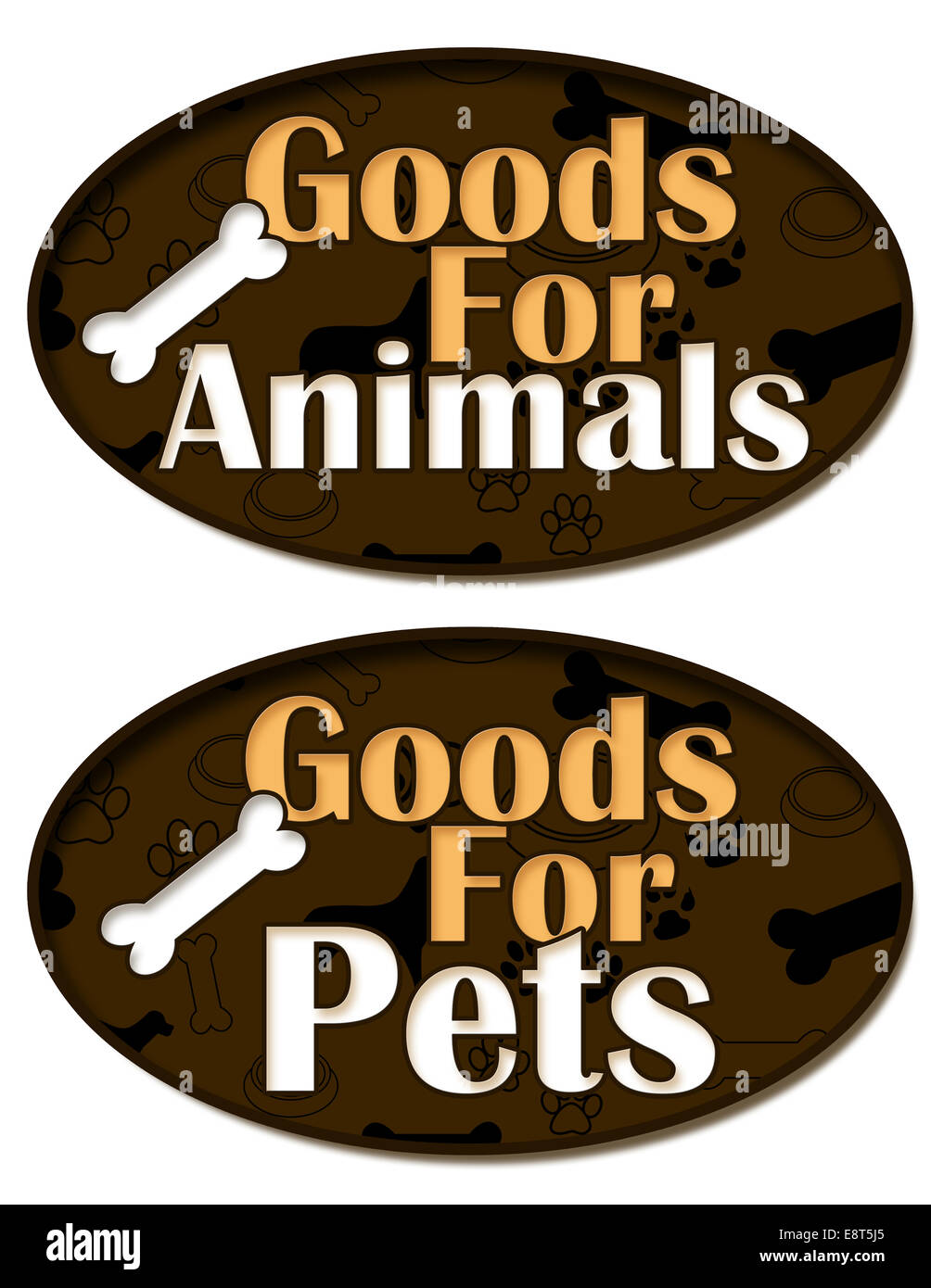 Goods for Animals and Pets Stock Photo - Alamy