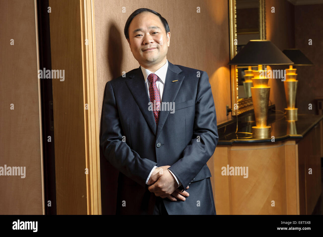 Li Shufu chairman of Geely and Volvo posing for the portrait in ...
