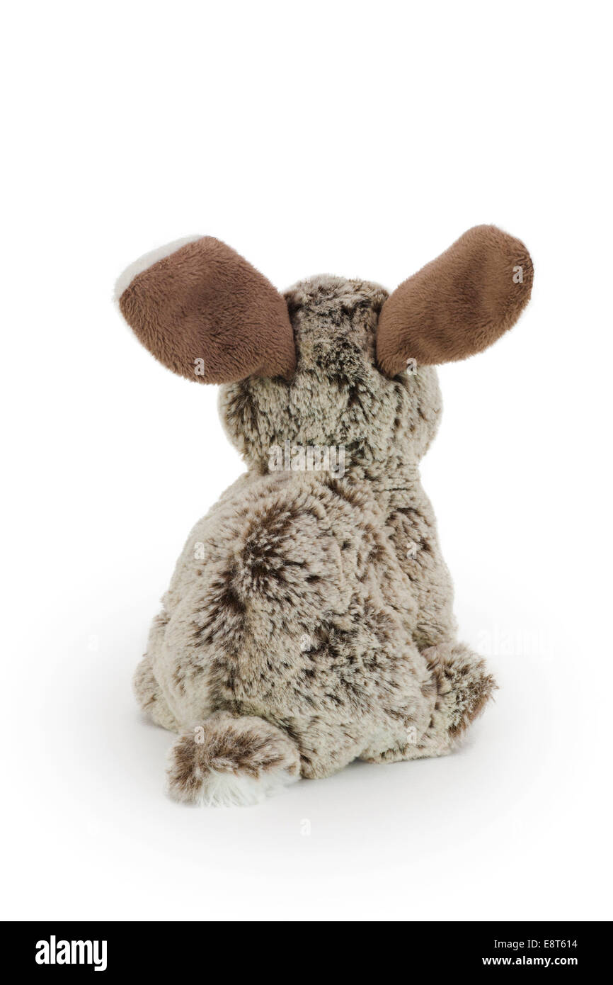 Plush bunny from behind Stock Photo - Alamy