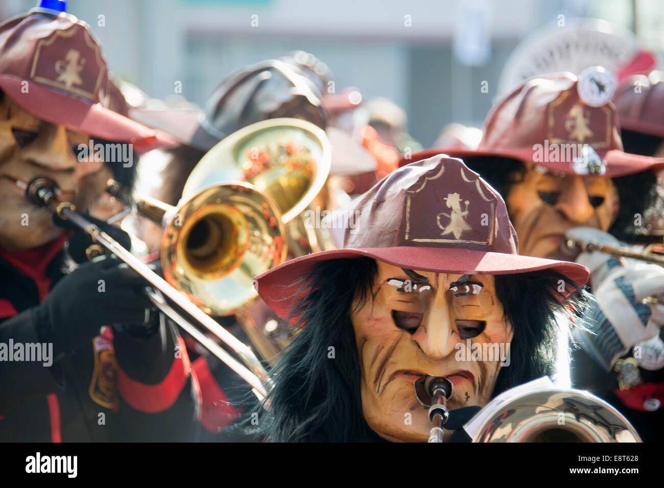 Carnival parade, traditional carnival celebrations in Basel ...