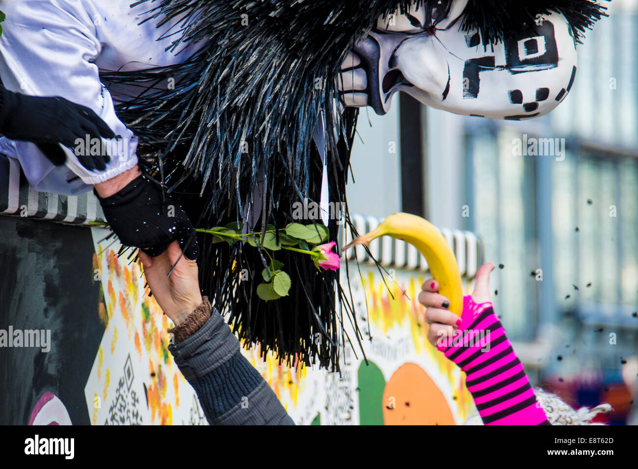 Carnival parade, traditional carnival celebrations in Basel ...