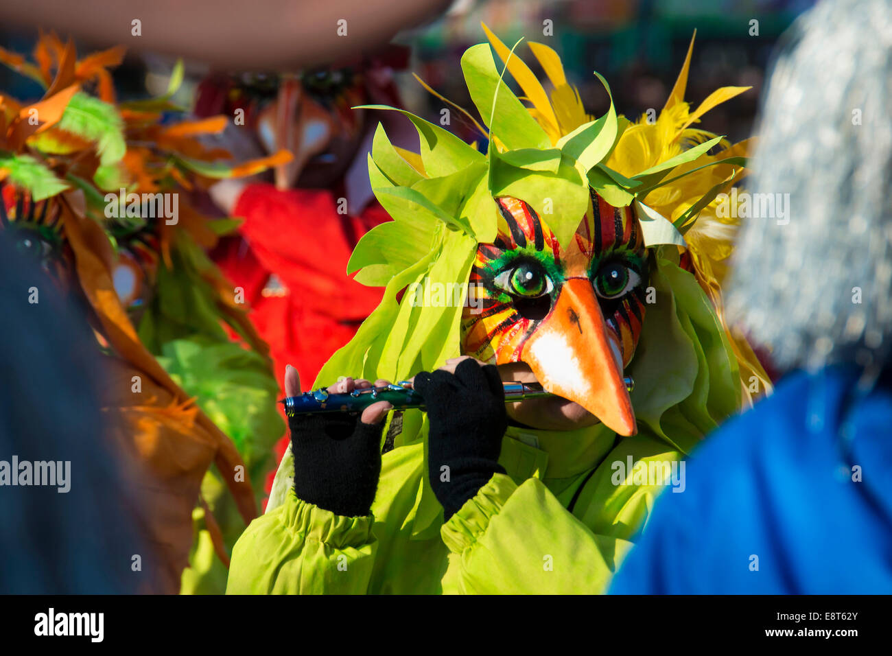 Carnival parade, traditional carnival celebrations in Basel ...