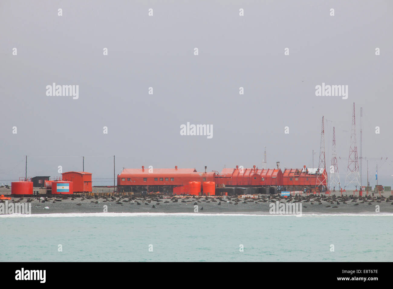 Argentine research station Orcadas Base, Laurie Island, South Orkney ...