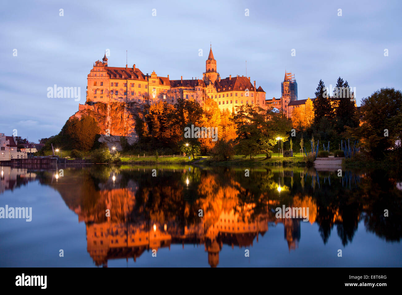 Schloss Sigmaringen Castle, a Hohenzollern castle, royal residential ...