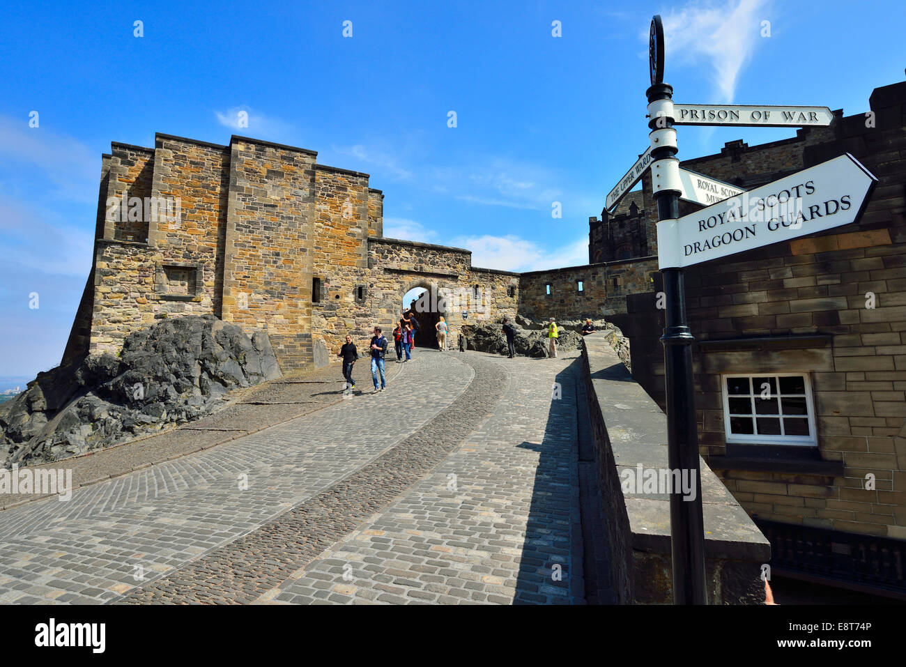 In Edinburgh Castle, Edinburgh, Scotland, United Kingdom Stock Photo ...