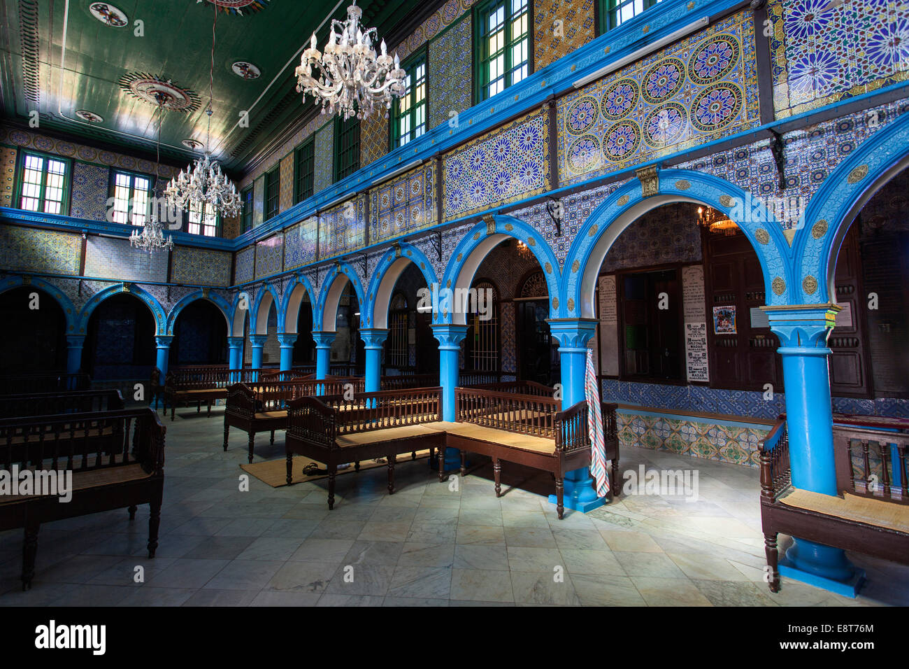 El Ghriba Synagogue, near Erriadh, Djerba, Tunisia Stock Photo - Alamy