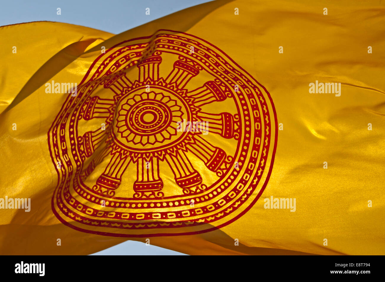 Buddhist flag hi-res stock photography and images - Alamy