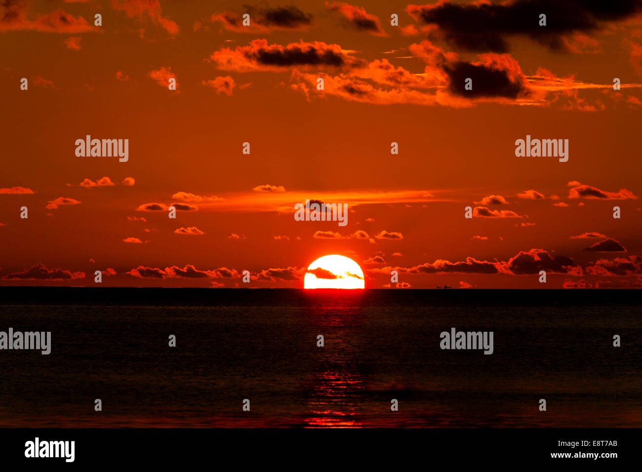 Sunset, Sulawesi, Indonesia Stock Photo - Alamy