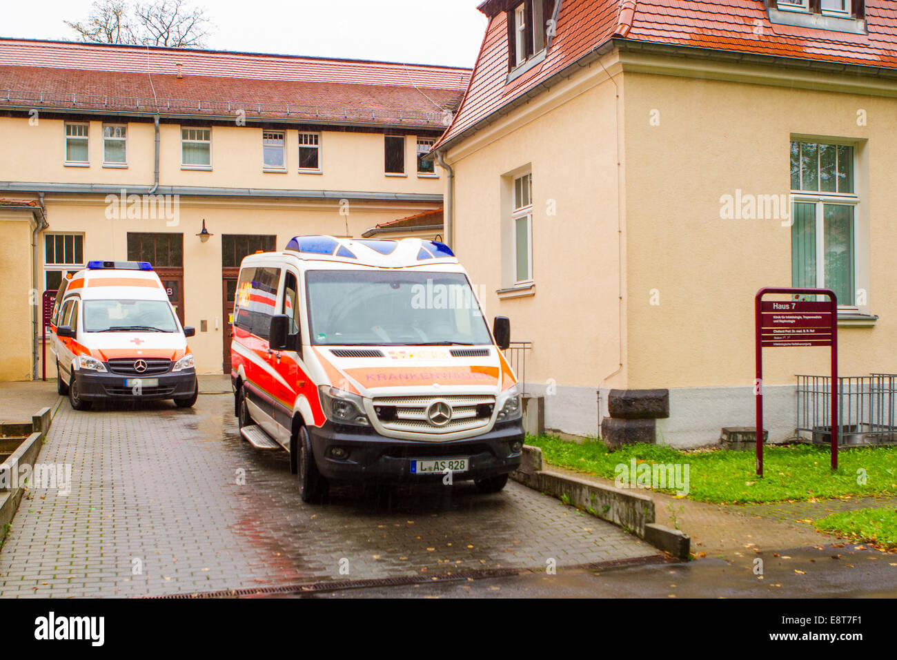 HANDOUT - View of the clinic for Infectiology at the St. Georg hospital ...
