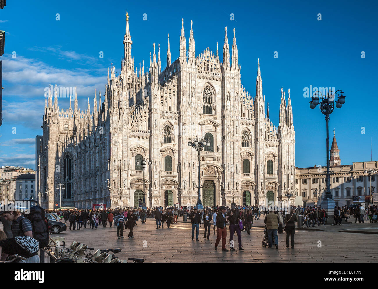 West facade, Milan Cathedral, Milan, Lombardy, Italy Stock Photo - Alamy
