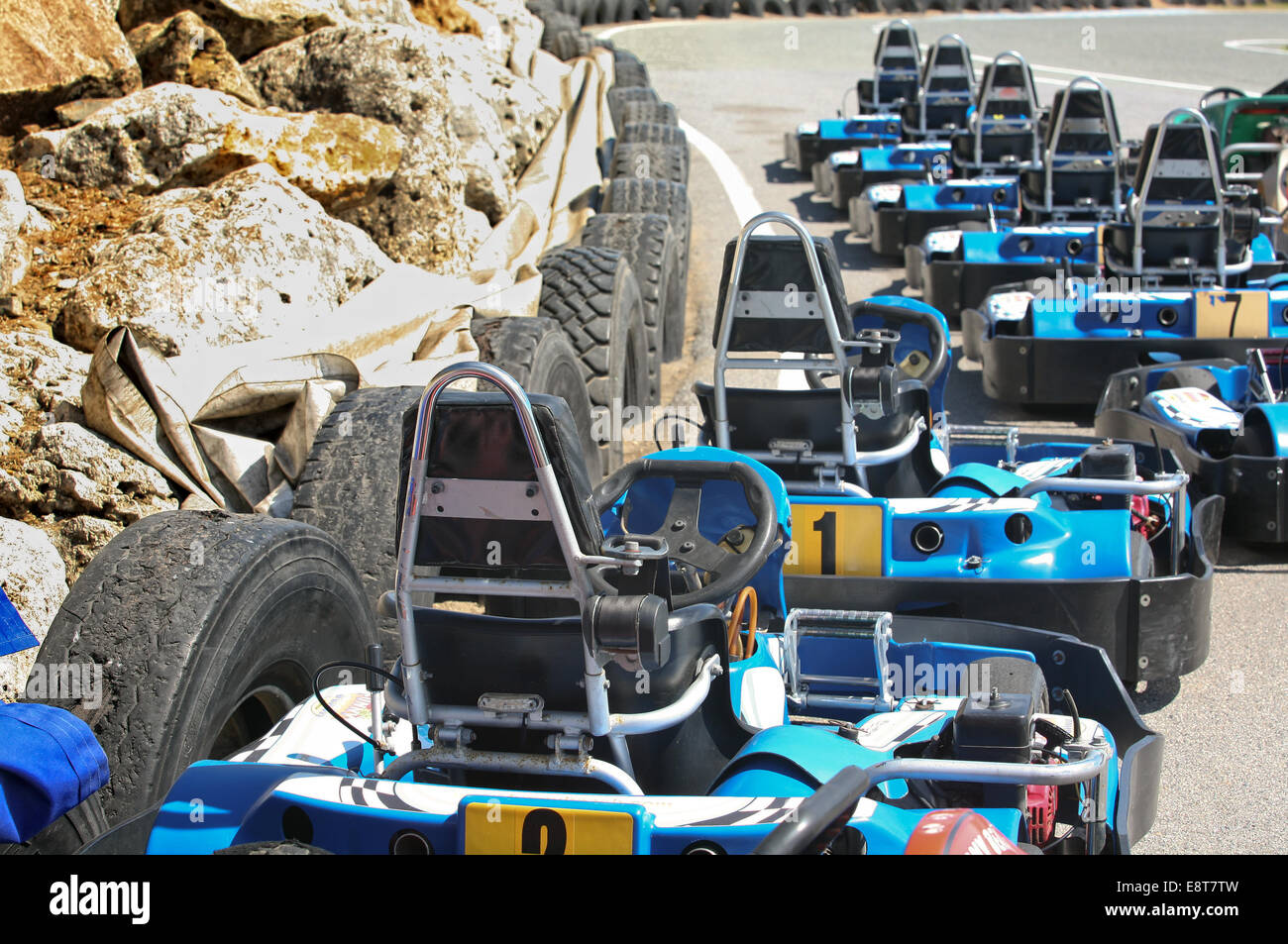 Before race go kart hi-res stock photography and images - Alamy