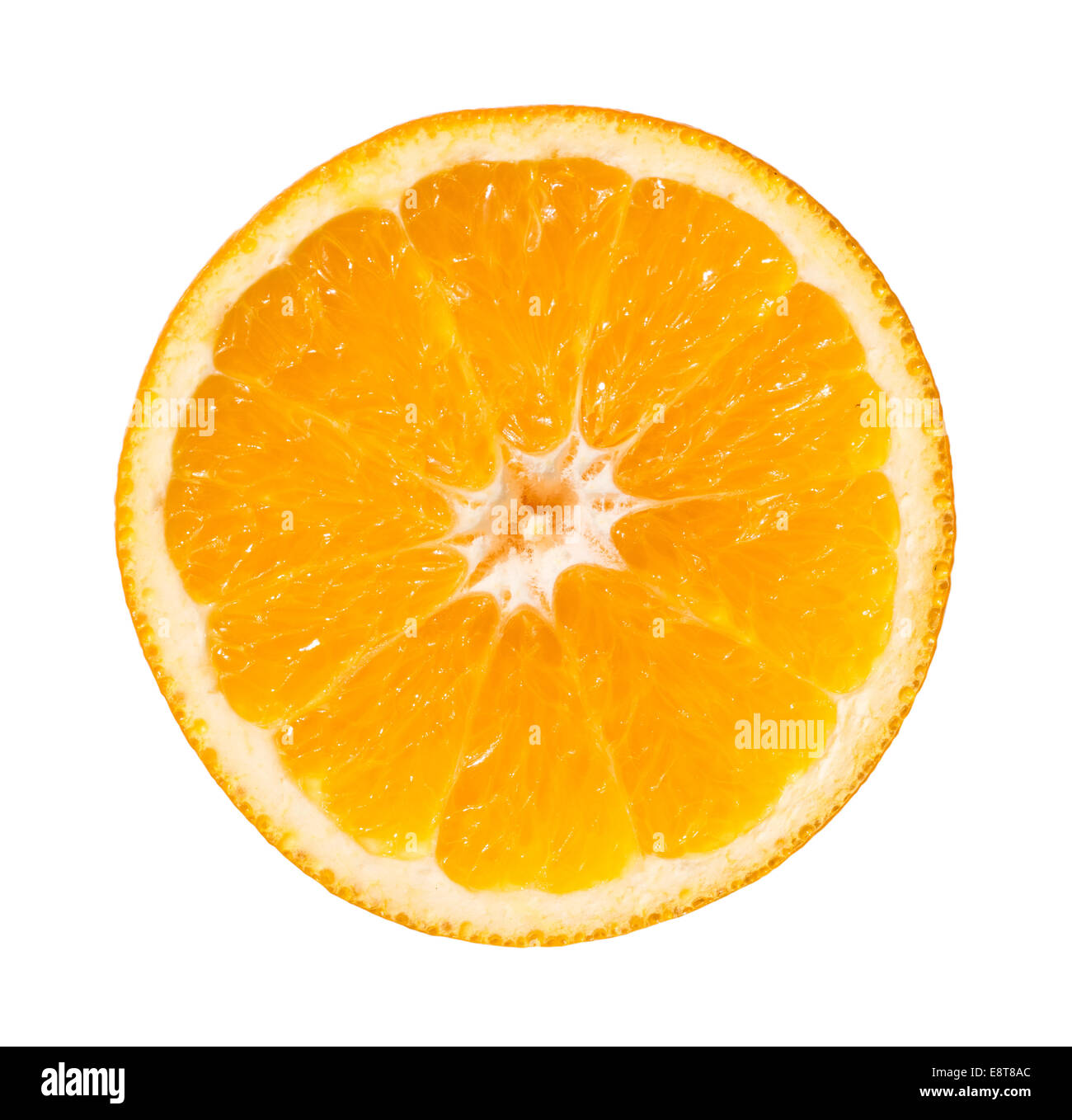 Orange Slice Isolated Stock Photo - Alamy